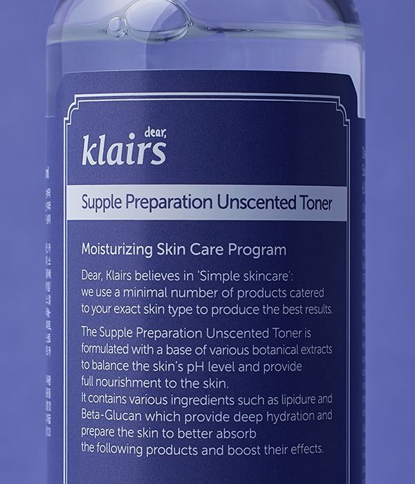 Dear Klairs Supple Preparation Unscented Toner 180 2 150